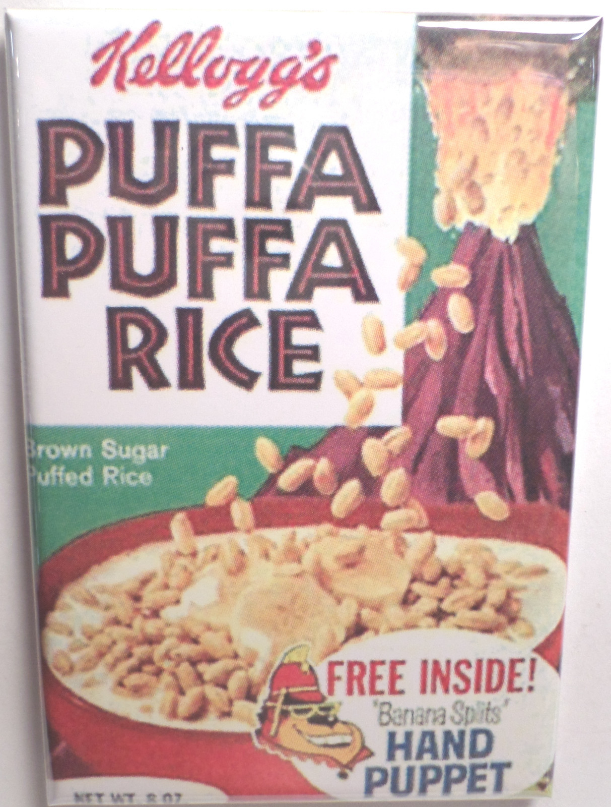 Puffa Puffa Rice Vintage Cereal Box 2" x 3" Refrigerator or Locker ...