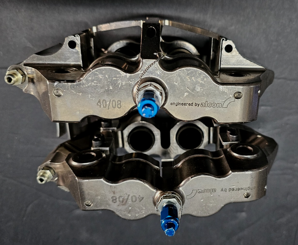Alcon / Raybestos PC1107 4 Piston Calipers, & Pads Nascar Brembo Alcon ...