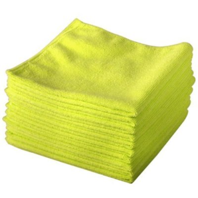 Yellow Microfibre Cleaning Cloth Towels Machine Safe | eBay Australia