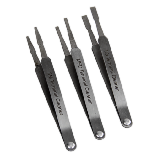 3Pcs Car Terminal Cleaner Tool Kit fit for Spade Pin Electric Connector ...