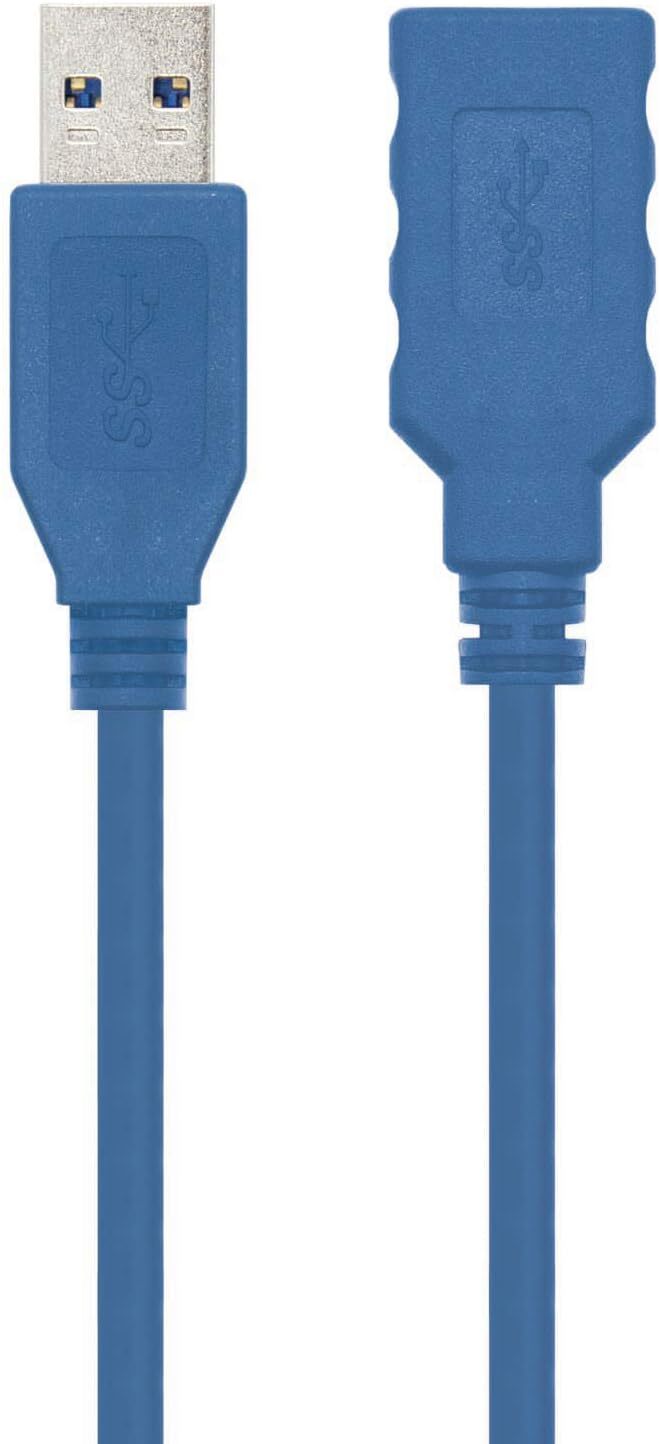Nanocable 10.01.0901-BL 1 M USB to USB Cable USB A Blue | eBay
