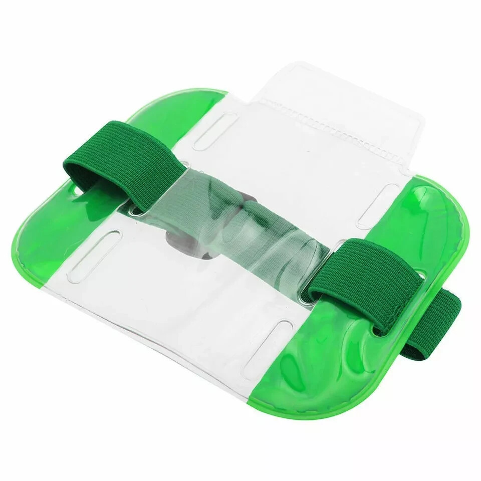 High Visibility Security Arm Band ID Badge Card Holder SIA Armband ...