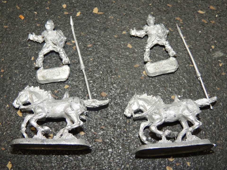 Ral Partha Miniature Pewter Soldier Figures 1200AD Series Knights | eBay