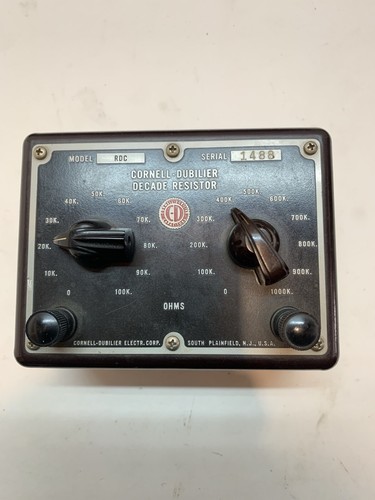 Cornell-Dubilier Decade Capacitor Box RDC | eBay