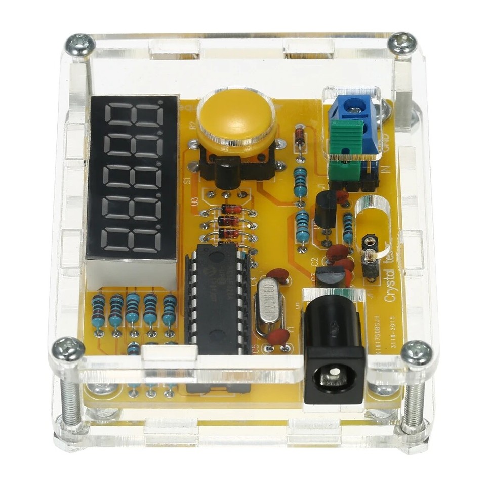 1Hz-50MHz Digital LED Crystal Oscillator Frequency Counter Meter Tester ...