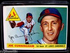 1955 Topps JOE CUNNINGHAM #37 Baseball Card-VG/EX Condition-ST. LOUIS ...