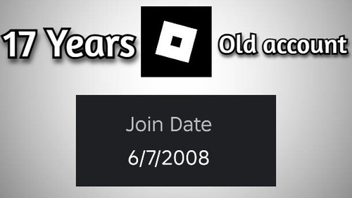 Roblox | 2008 Join date | 17 Years Old Account | Fast delivery | eBay