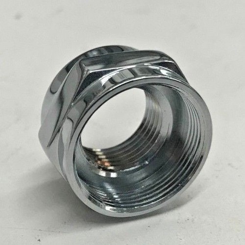 CHROME Petcock Adapter 22MM 3/8 NPT custom tank chopper bobber cafe gas ...