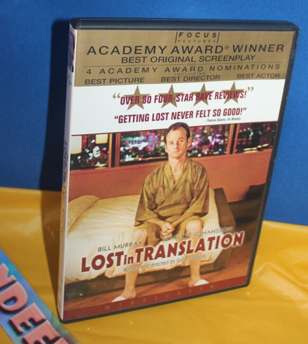 Lost in Translation (DVD, 2004, Widescreen) Movie Bill Murray ...