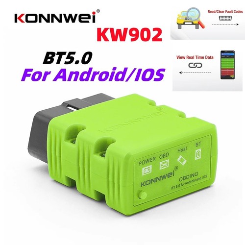 KONNWEI KW902 OBD2 Scanner Bluetooth Auto Diagnostic Tool Code Reader ...