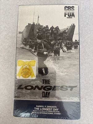 RARE. The Longest Day (VHS, 2 Tape Set 1986) New Factory Sealed ...