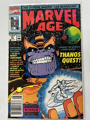 Marvel Age #91 (Marvel Comics, 1990) newstand | Combined Shipping B&B ...