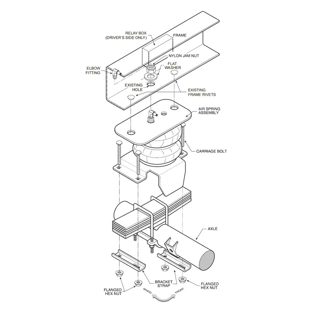 Firestone 2445 Ride-Rite Rear Air Helper Spring Kit | eBay