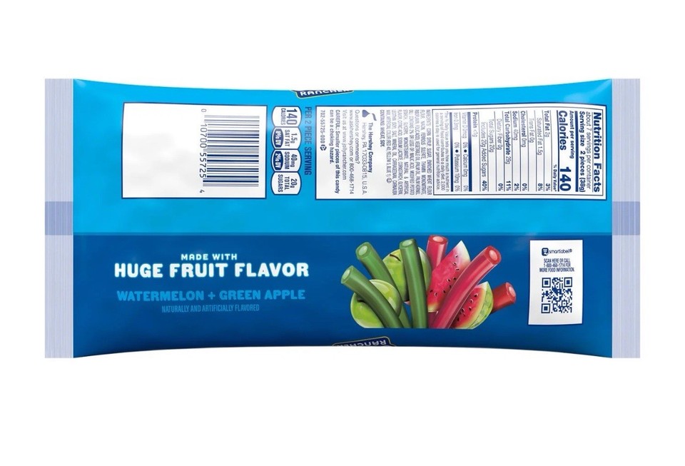 🟢 New Exclusive Jolly Rancher Watermelon & Green Apple Chewy Candy ...