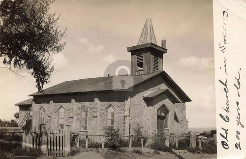 Socorro NM New Mexico View of Church 1912 RPPC Photo Postcard COPY | eBay