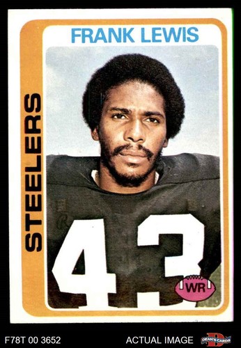 1978 Topps #431 Frank Lewis Steelers Grambling 4 - VG/EX | eBay