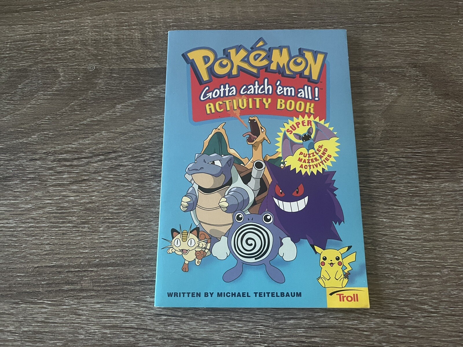 Pokemon Activity Book 1999 Vintage Nintendo (Puzzles Mazes, Activities ...