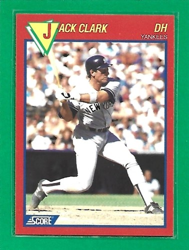 1989 Score Baseball's 100 Hottest Players Jack Clark #27 New York ...