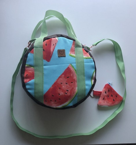 Watermelon Handmade Womens Handbag Crossbody Purse & Matching Slice ...