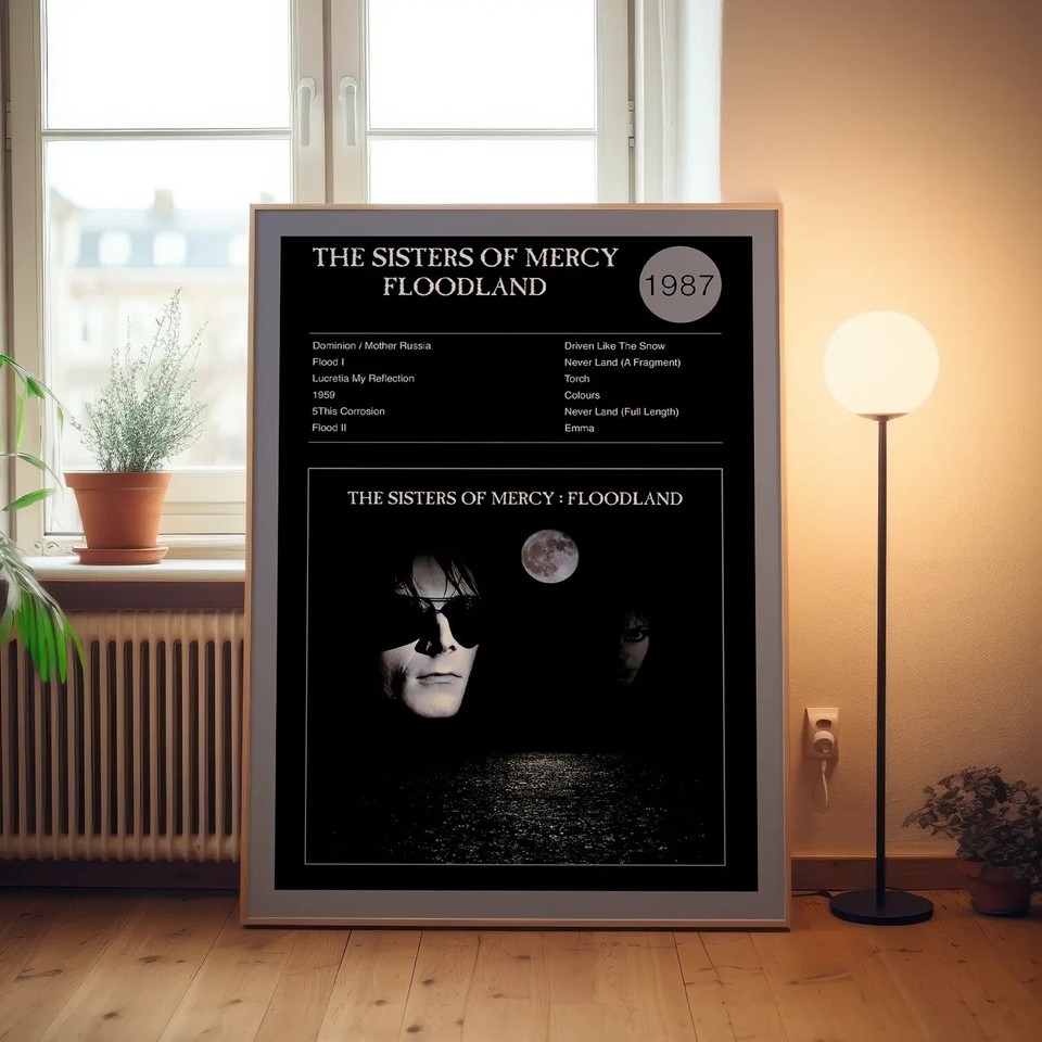 The Sisters Of Mercy – Floodland Fine Art Album Poster | eBay.de