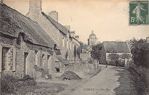France - LESSAY (50) Une Rue | eBay
