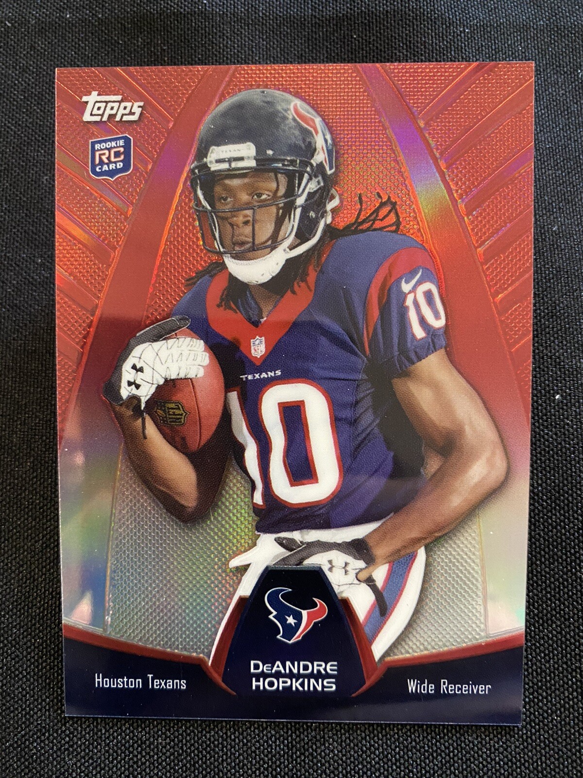 2013 TOPPS CHROME MEGA DeANDRE HOPKINS RC HOLIDAY REFRACTOR SP | eBay