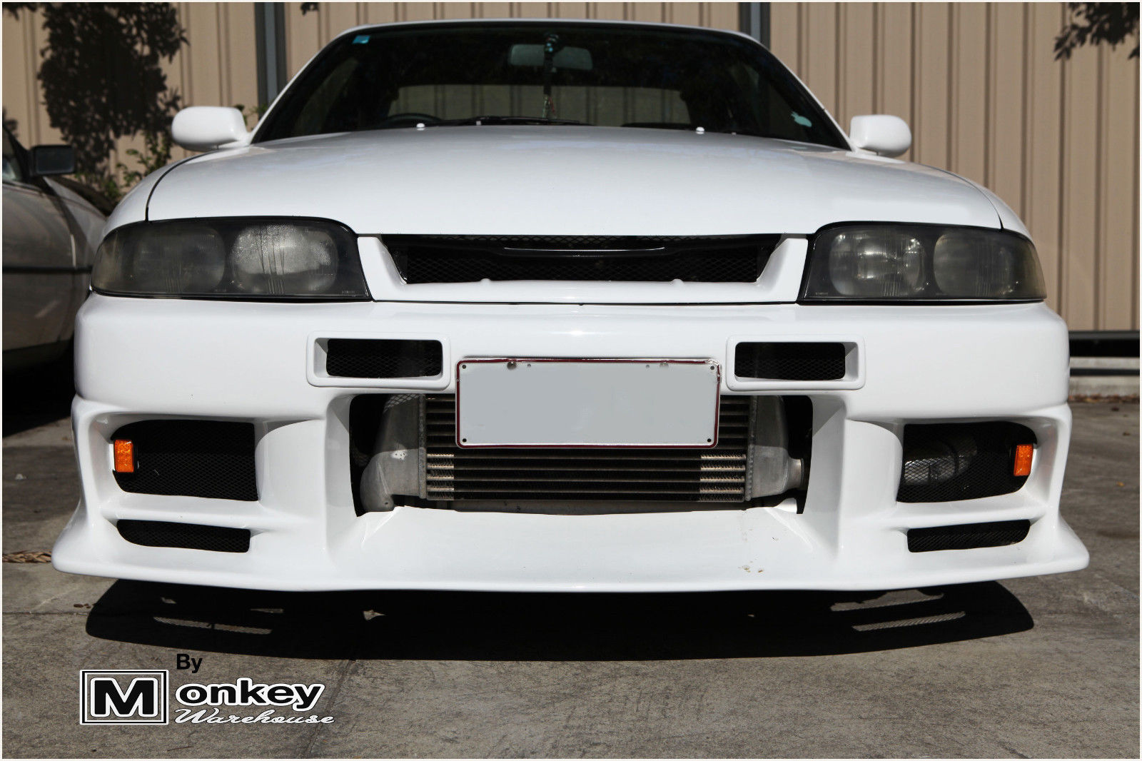 TOP SECRET FRONT BUMPER BODY KIT FOR NISSAN R33 SKYLINE GTS/GTS-T 2 ...