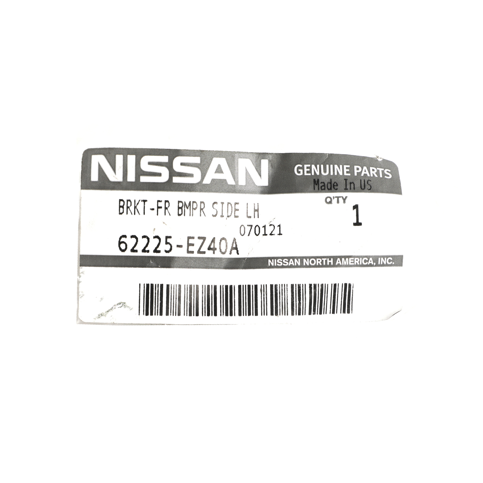 OEM 2016-2022 Nissan Titan Front Bumper Cover Support Bracket NEW 62225 ...