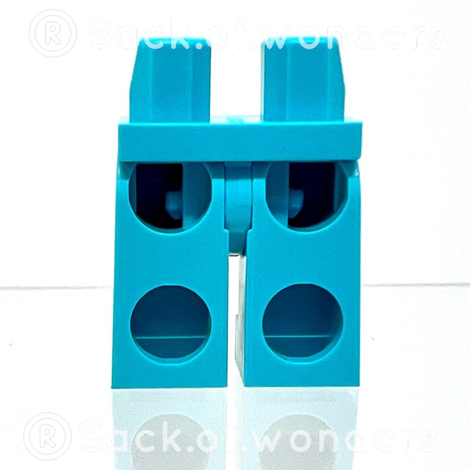 LEGO Part Minifigures Sky Blue Aqua Light Leg Feet Pants Shoe NEW ...