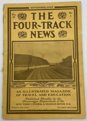 Antique September 1902 Vol. III The Four-Track News Illustrated ...