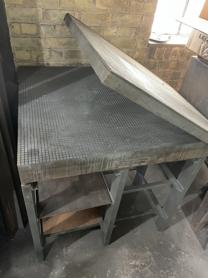 Challenge Machinery Co. Precision Lapping Table 36" by 36" by 4" on ...