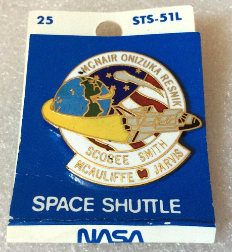 pin's lapel pins NASA SPACE SHUTTLE 25-STS- 51L (neuf couleur dorée) | eBay
