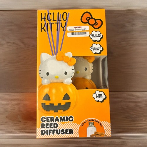Sanrio Hello Kitty Jack O’Lantern Halloween Ceramic Reed Diffuser ...