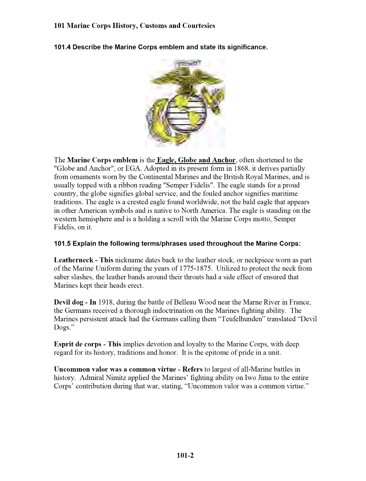 316 Page PQS For FLEET MARINE FORCE QUALIFIED OFFICER FMFQO Study Guide ...