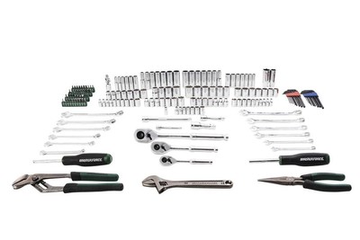 Masterforce® Control Drive® SAE/Metric Mechanic's Tool Set - 176 Piece ...