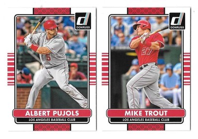 2015 Donruss (46-195) - LOS ANGELES ANGELS Team set w/ Mike Trout | eBay