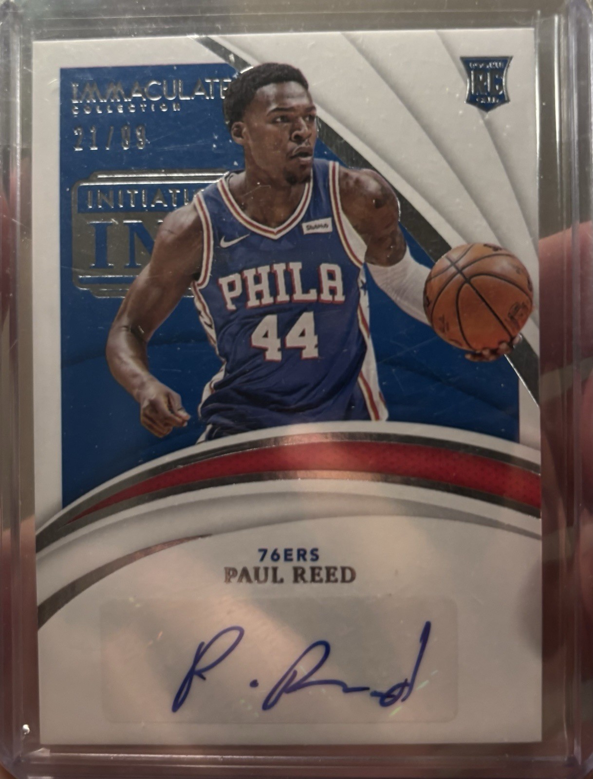 Paul Reed 2020 Immaculate #INI-PRD Initiation Ink Price Guide - Sports Card Investor