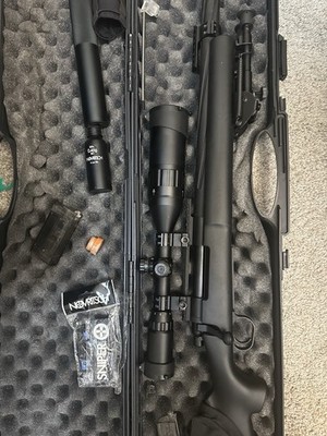 Original NOVRITSCH SSG24 Airsoft Sniper with LOTS of Accessories | eBay