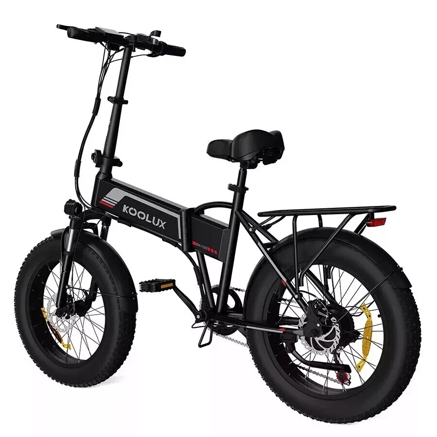 KOOLUX BK10S 20*4.0" Electric Bike 48V 13AH Folding Commuter City E ...