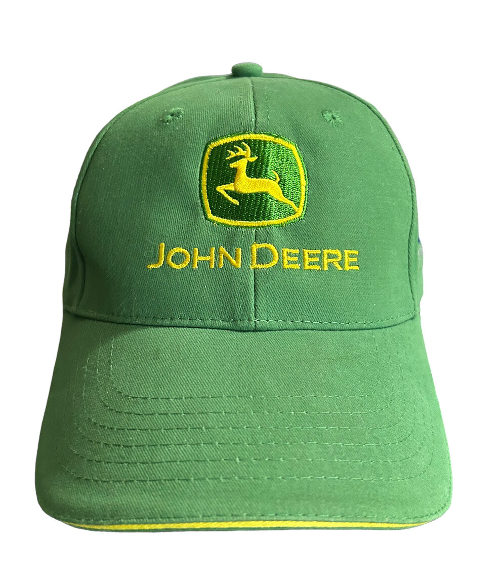 John Deere Green Embroidered Baseball Strapback Hat C… - Gem