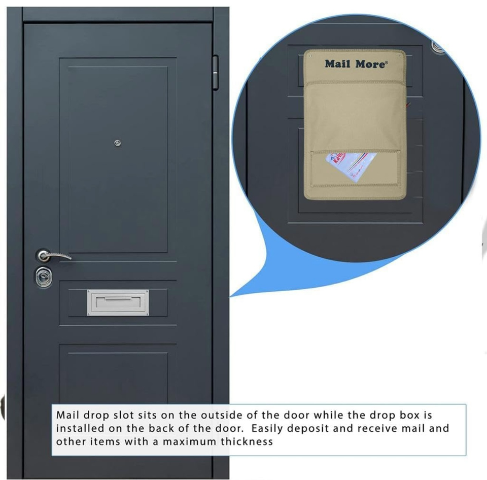 MAIL MORE® Letter Catcher for front door mail cage front door Letter ...