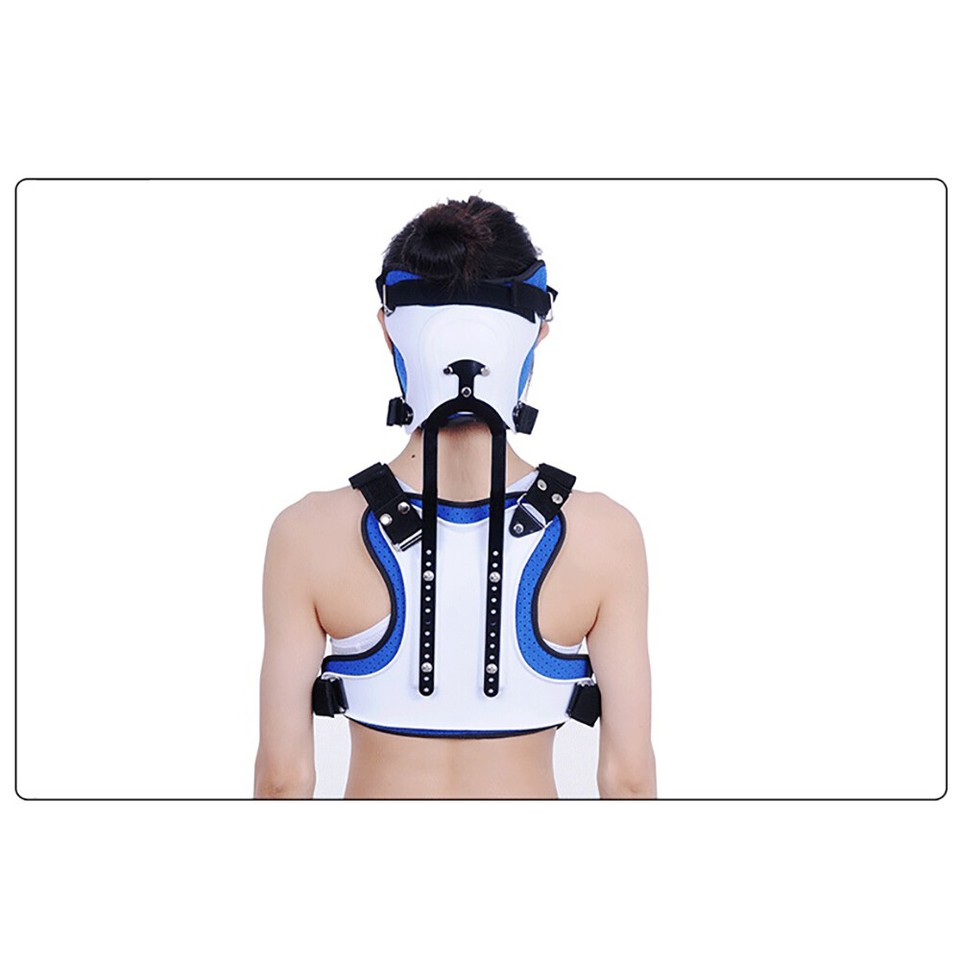 Adjustable Neck Chest Cervical Thoracic Head Orthosis Support Frame ...