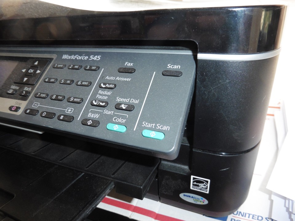 Epson Workforce 545 All-In-One Inkjet Printer Wi-Fi, Copier, Scanner | eBay