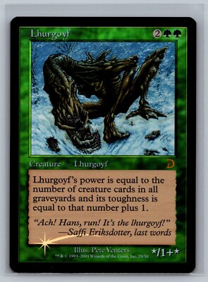 Magic The Gathering Deckmasters Lhurgoyf #29/50 Foil MTG TCG CCG | eBay