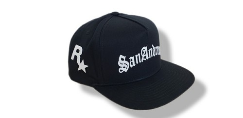 GRAND THEFT AUTO San Andreas hat black snapback cap with WHITE logo | eBay