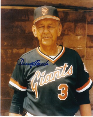 DANNY OZARK SAN FRANCISCO GIANTS ACTION SIGNED 8x10 | eBay