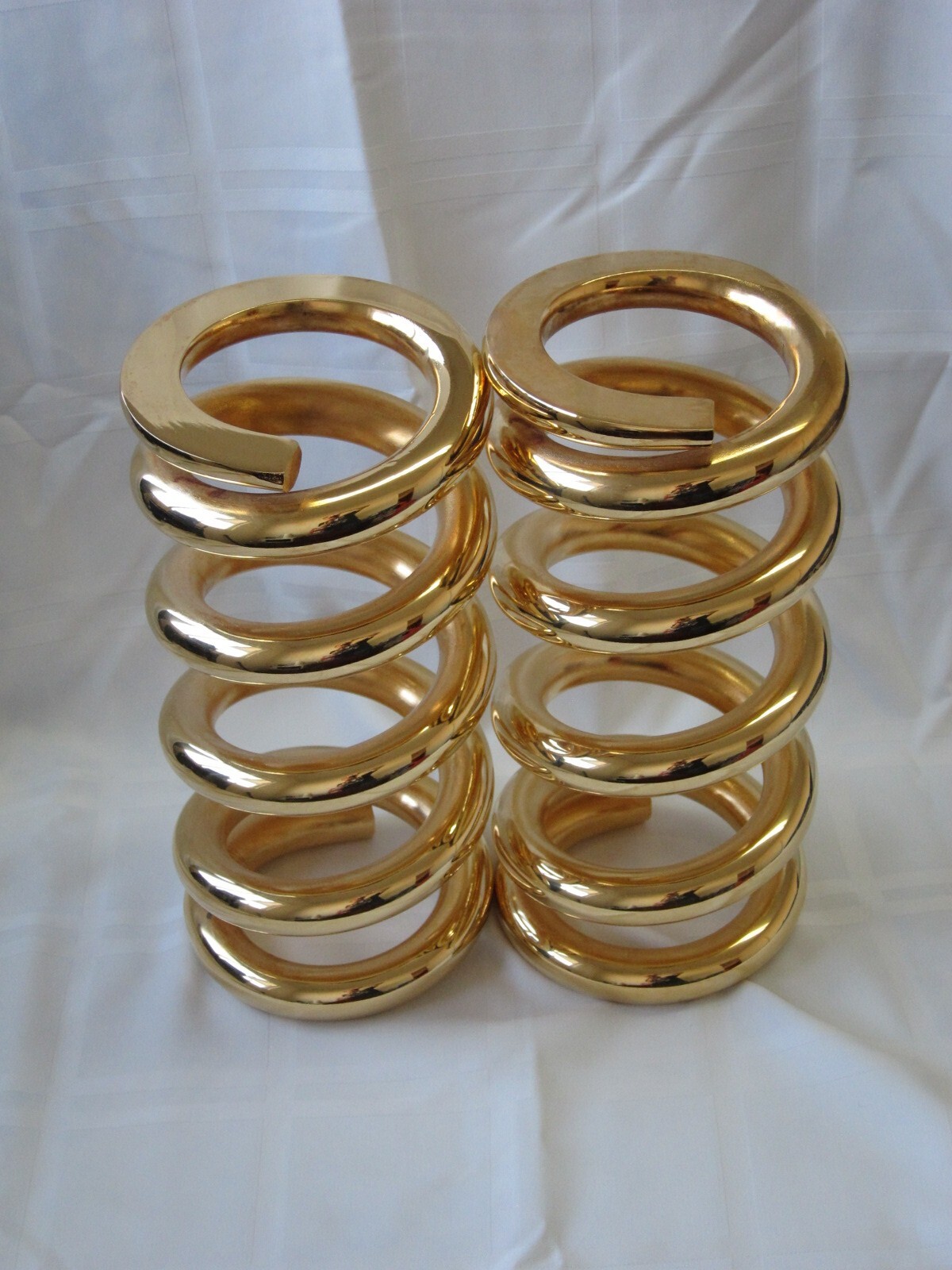 Lowrider Hydraulics 2 Ton full stack coils, 1 flat edge, gold plating ...