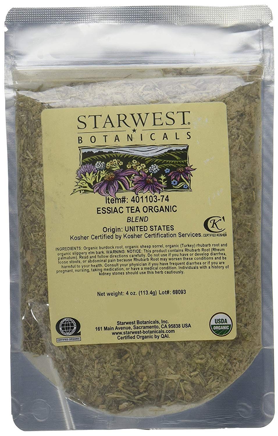 Organic Essiac Tea – Herbal Blend for Wellness & Detox | eBay