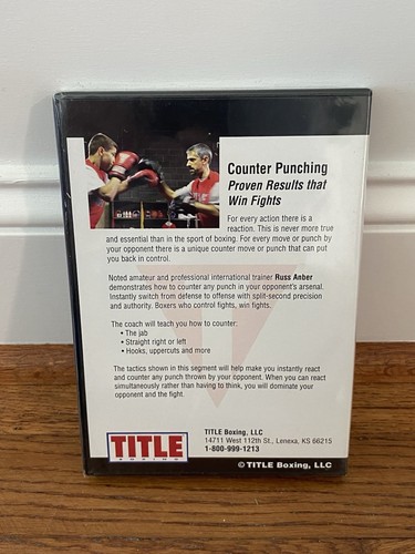 Title Boxing Counter Punching Proven Results That Win Fights DVD #7 New ...