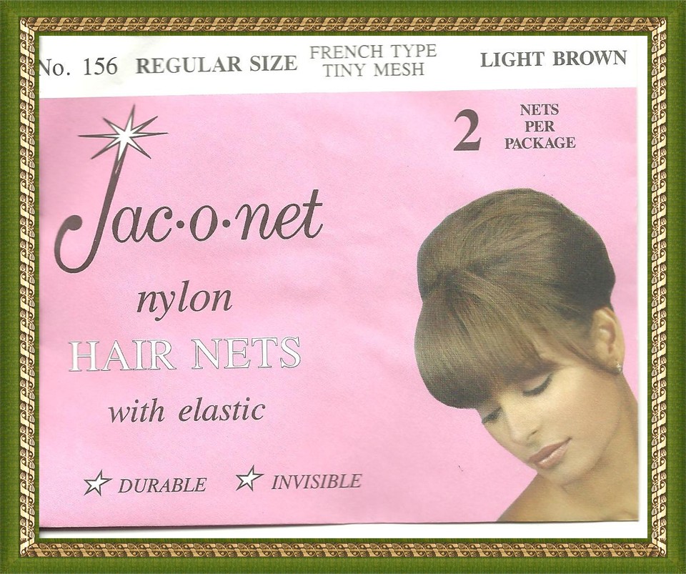 Jac-O-Net FRENCH TINY bob size ultra fine nylon mesh Bouffant Invisible ...